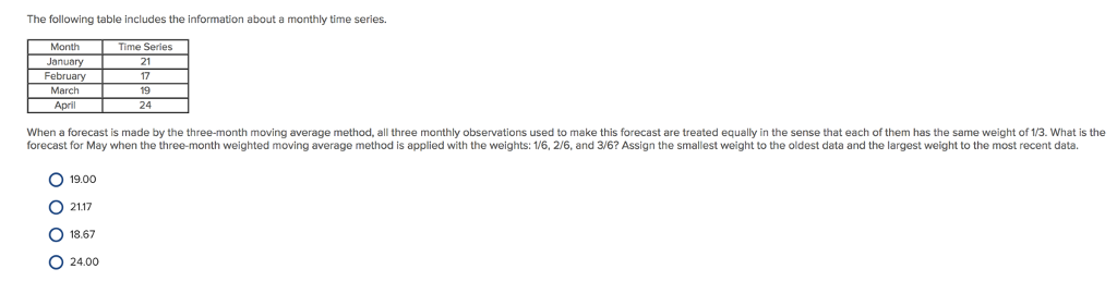 Solved The following table includes the information about a | Chegg.com