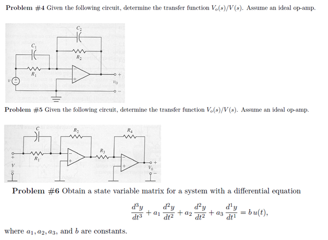 Solved Given the following circuit, determine the transfer | Chegg.com