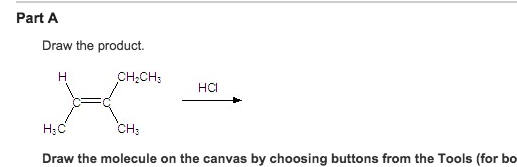Solved Part A Draw the product. Draw the molecule on the | Chegg.com