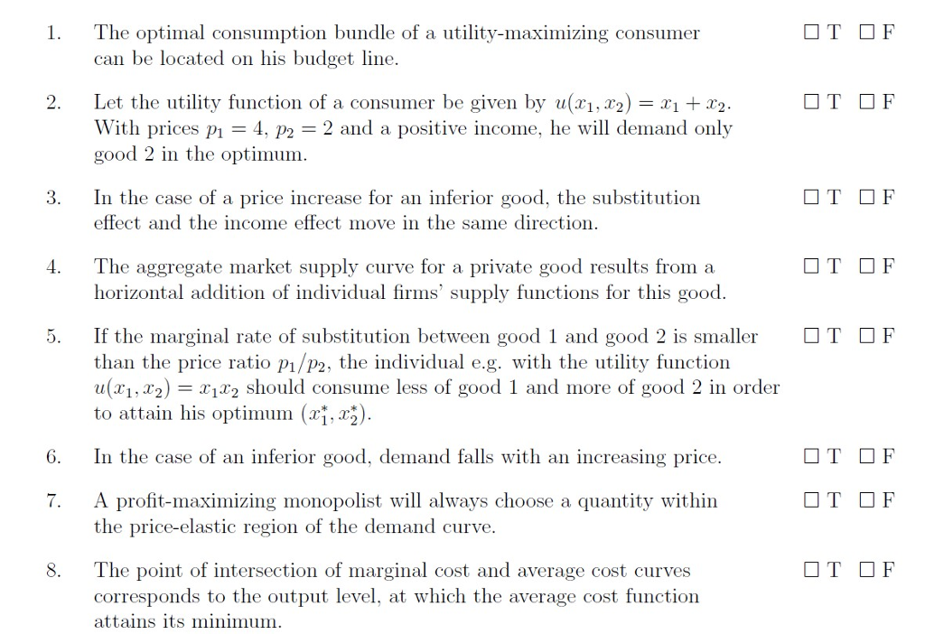 Solved The optimal consumption bundle of a | Chegg.com Solved The optimal consumption bundle of a | Chegg.com