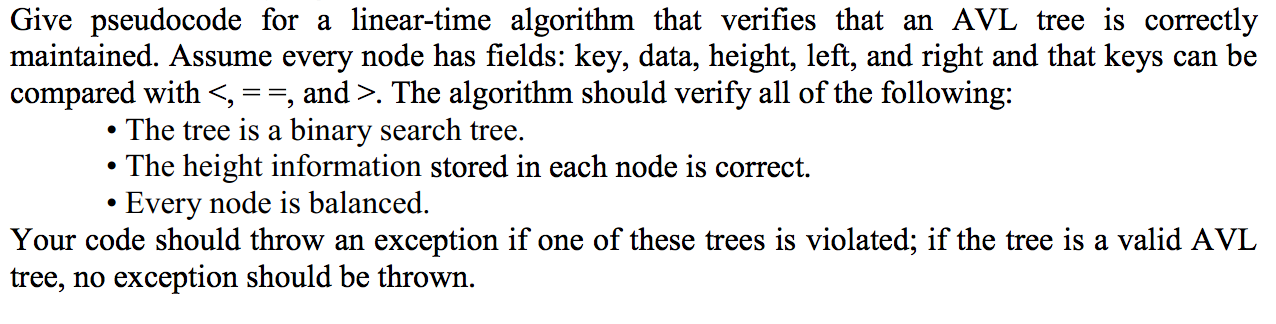Give Pseudocode For A Linear Time Algorithm That