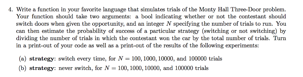 Solved Write a function in your favorite language that | Chegg.com