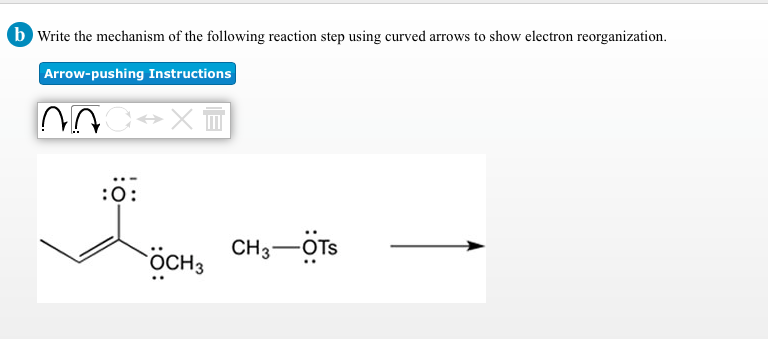 Solved Write the mechanism of the following reaction step | Chegg.com