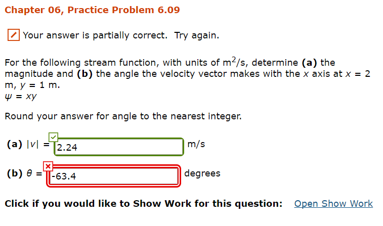 Solved Chapter 06, Practice Problem 6.09 Your answer is | Chegg.com