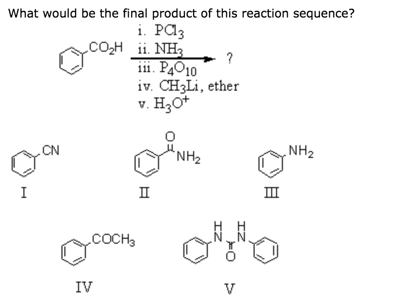 Solved What would be the final product of this reaction | Chegg.com