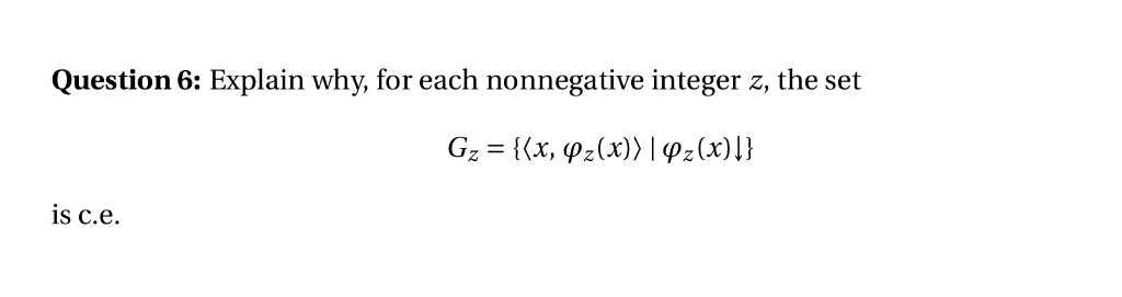 Question 6: Explain why, for each nonnegative integer | Chegg.com