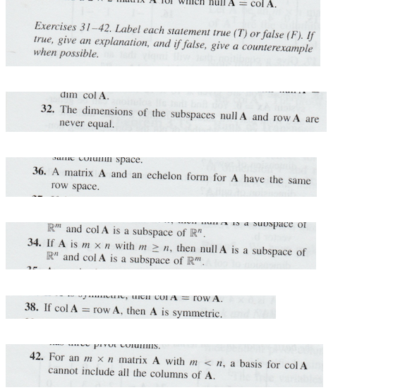 Solved Label each statement true (T) or false (F). If true, | Chegg.com