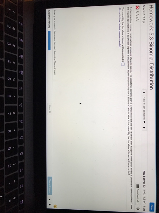 Solved Homework: 5.3 Binomial Distribution HW Score: | Chegg.com