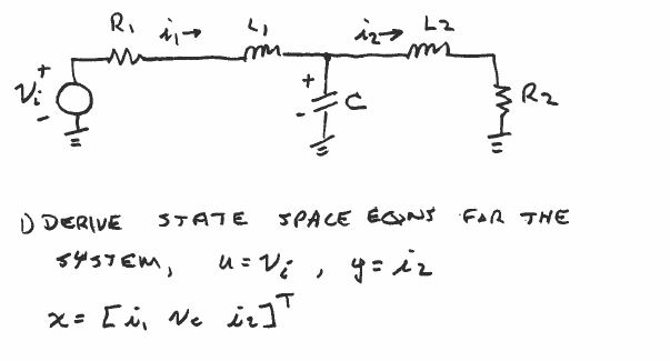 Solved circuit analysis and state space equationsDERIVE | Chegg.com