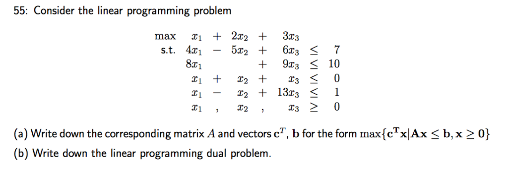 Solved Consider the linear programming problem max x_1 + | Chegg.com
