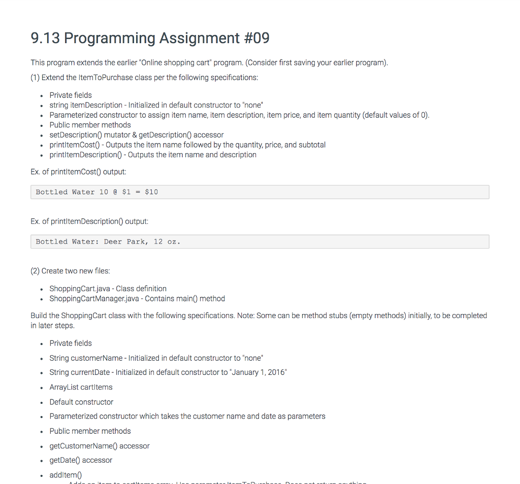 Solved can somone please help me with this java program? | Chegg.com
