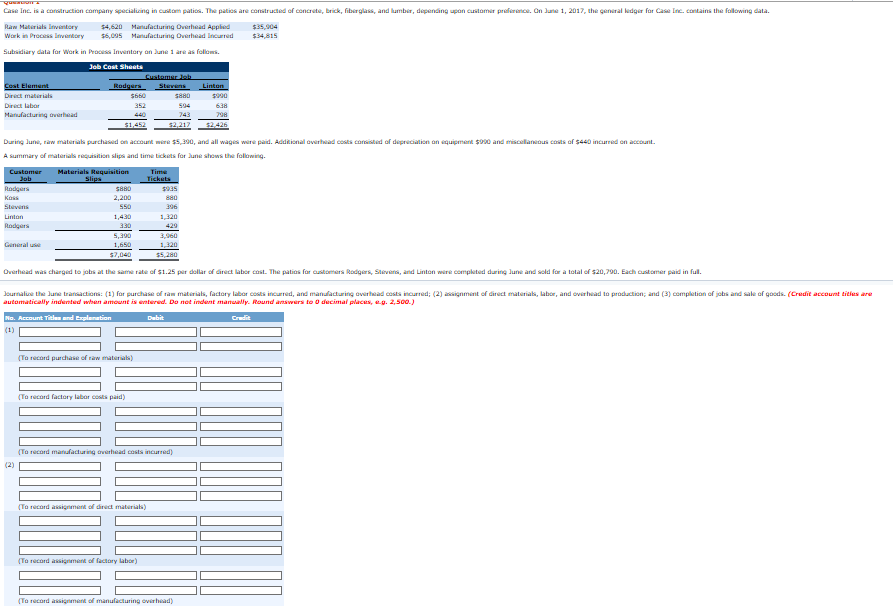 Solved patios. The patios concrete, brick, fiberglass, and | Chegg.com