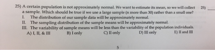 Solved A certain population is not approximately normal. We | Chegg.com