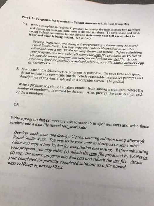 Solved Write a complete and correct C program to prompt the | Chegg.com