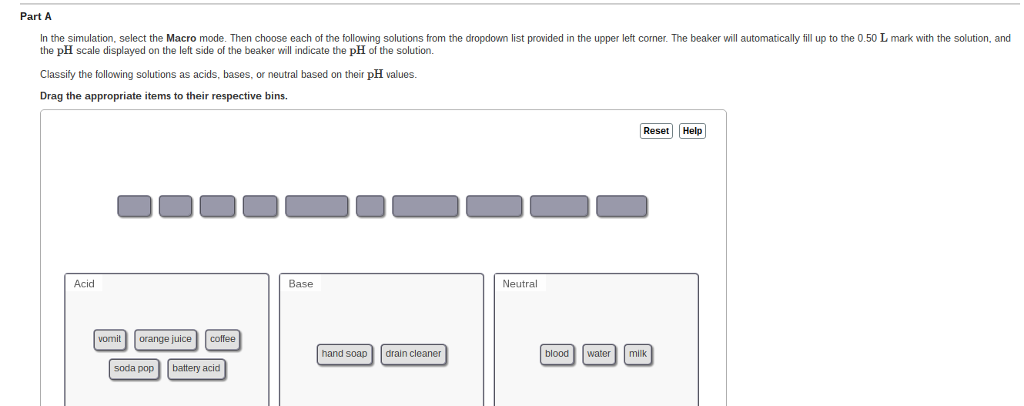 Solved Part A In the simulation. select the Macro mode. Then | Chegg.com