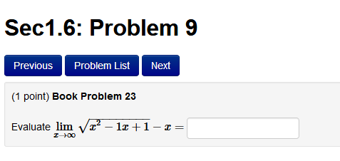 Solved Evaluate lim_x rightarrow infinity squareroot x^2 - | Chegg.com