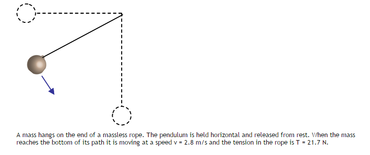 Solved 1.How long is the rope? 2.What is the mass? | Chegg.com