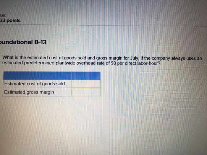 Solved Foundational L08-2, L08-3, L08-4, LO8-5, LoB-7, | Chegg.com