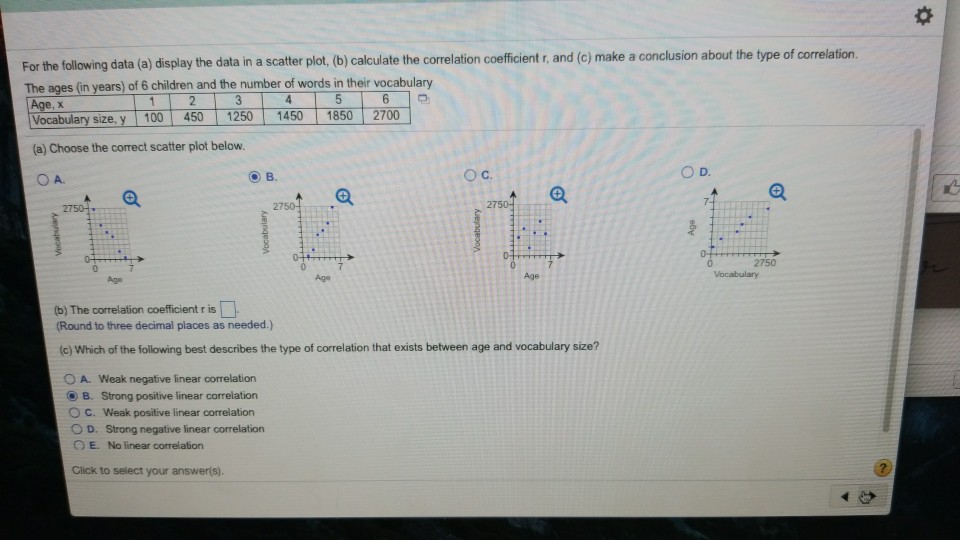 Solved For the following data (a) display the data in a | Chegg.com