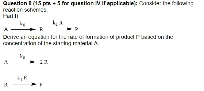 Solved Derive an equation for the rate of formation of | Chegg.com