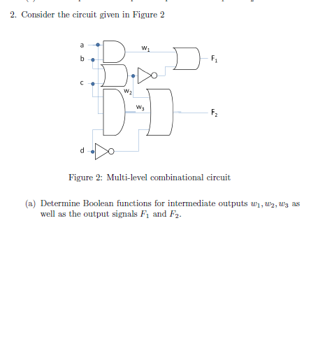 Consider the circuit given in Figure 1 Figure 1: | Chegg.com