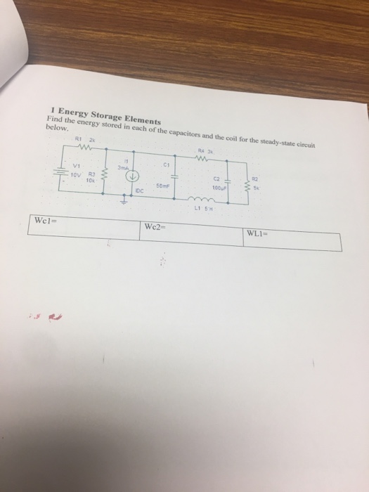 Solved Find the energy stored in each of the capacitors and | Chegg.com