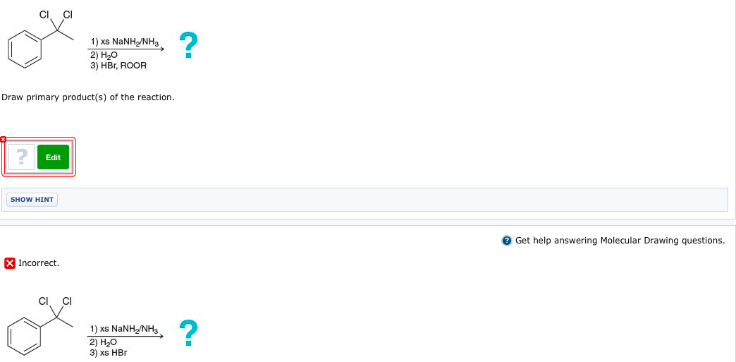 Solved Predict the major product expected for each of the | Chegg.com