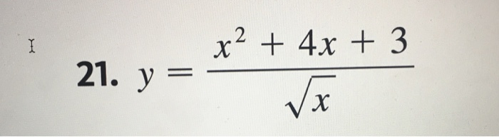 Solved Differentiate the function y = x^2 + 4x + | Chegg.com
