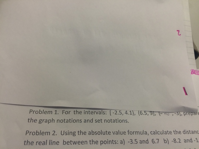 Solved How do I prepare the graph notations and set | Chegg.com
