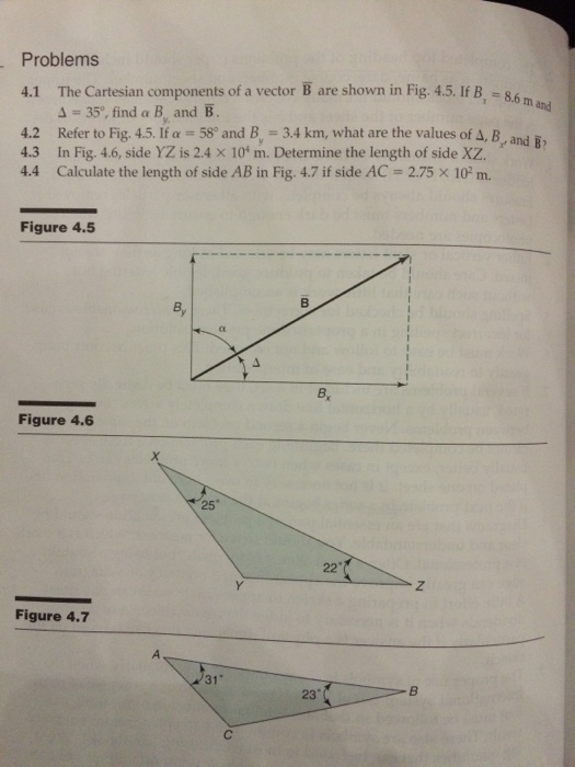 Solved The Cartesian components of a vector B are shown in | Chegg.com