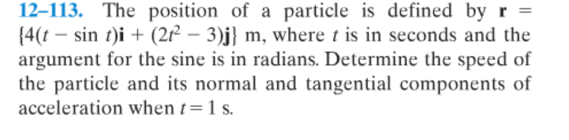 The position of a particle is defined by r = (4(t - | Chegg.com