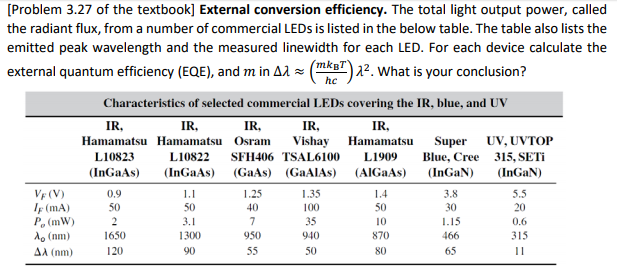 Solved [Problem 3.27 of the textbook] External conversion | Chegg.com