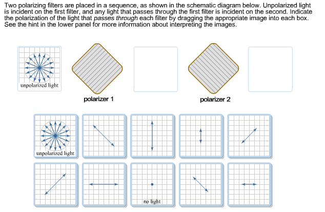 Solved Two polarizing filters are placed in a sequence, as | Chegg.com
