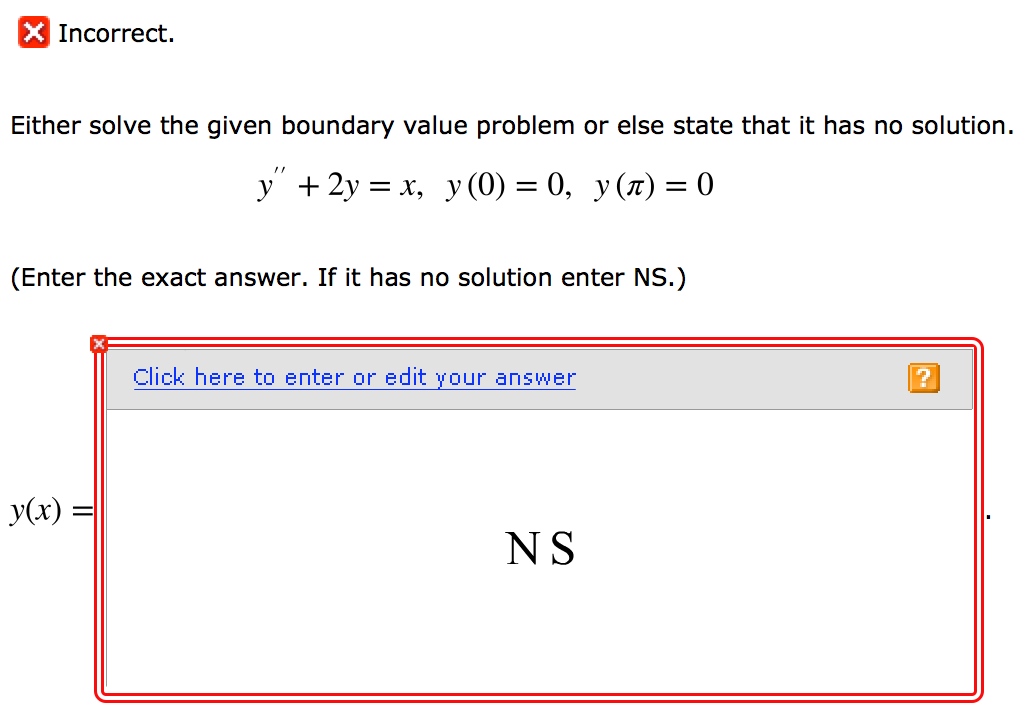 Solved Either solve the given boundary value problem or else | Chegg.com