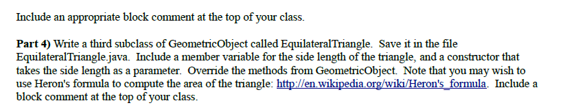 Solved Cs 1113 Lab 10 Inheritance And The Classpath Dr