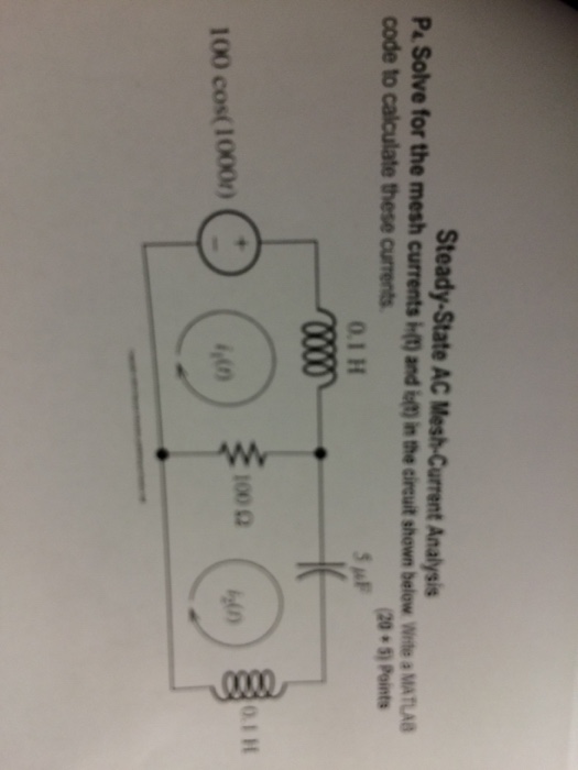 Solved Solve for the mesh currents i_s(t) and i_0(t) in the | Chegg.com