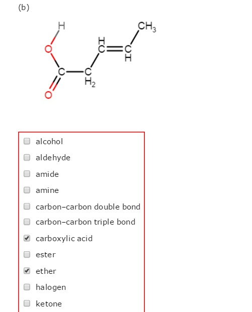 Solved Part 1: Identify the functional group(s) in each of | Chegg.com