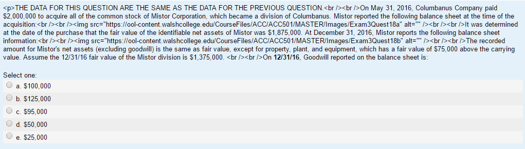 Solved On May 31, 2016, Columbanus Company paid $2,000,000 | Chegg.com