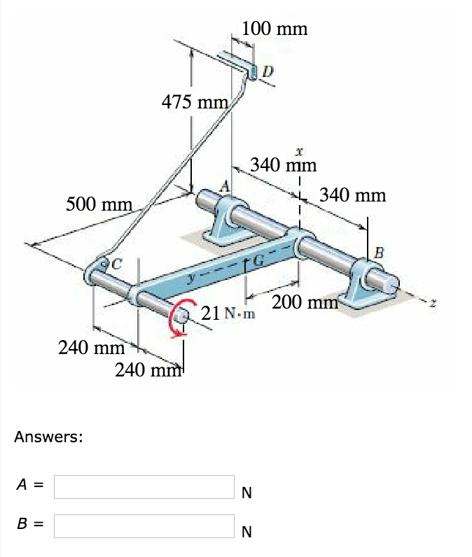 Solved The shaft, lever, and handle are welded together and | Chegg.com