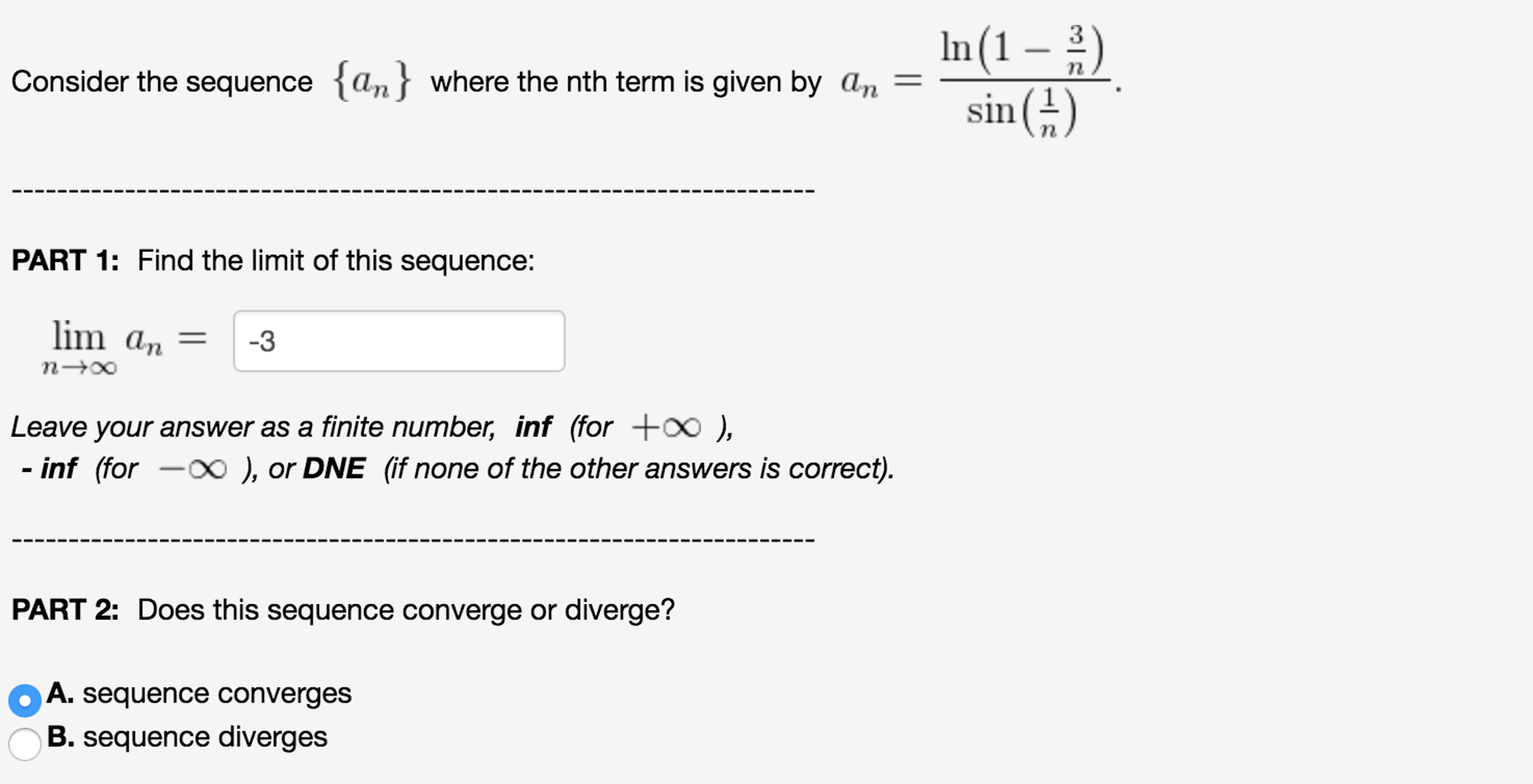 Solved Consider the sequence {a_n} where the nth term is | Chegg.com