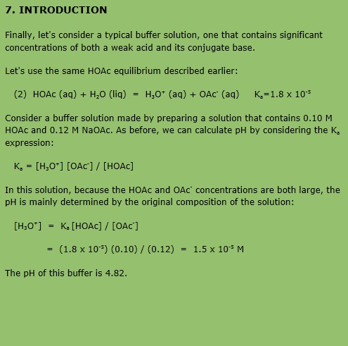 Solved 31. DISCUSSION Using eq. 7, calculate the buffer | Chegg.com