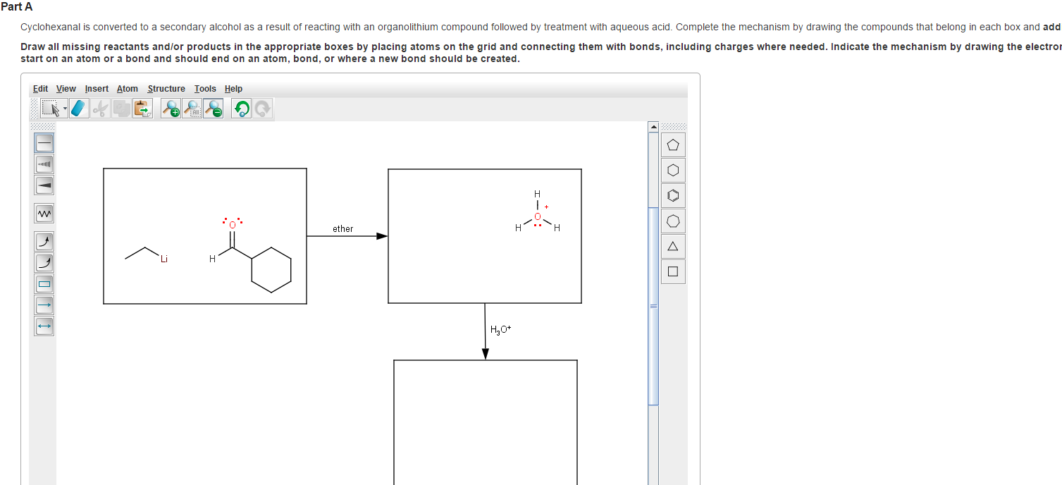 Solved Cyclohexanal is converted to a secondary alcohol as a | Chegg.com