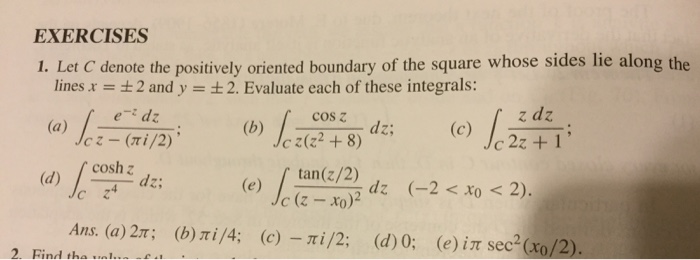 Solved Let C Denote The Positively Oriented Boundary Of The