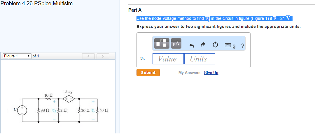 Solved Use the node-voltage method to find v0 in the circuit | Chegg.com