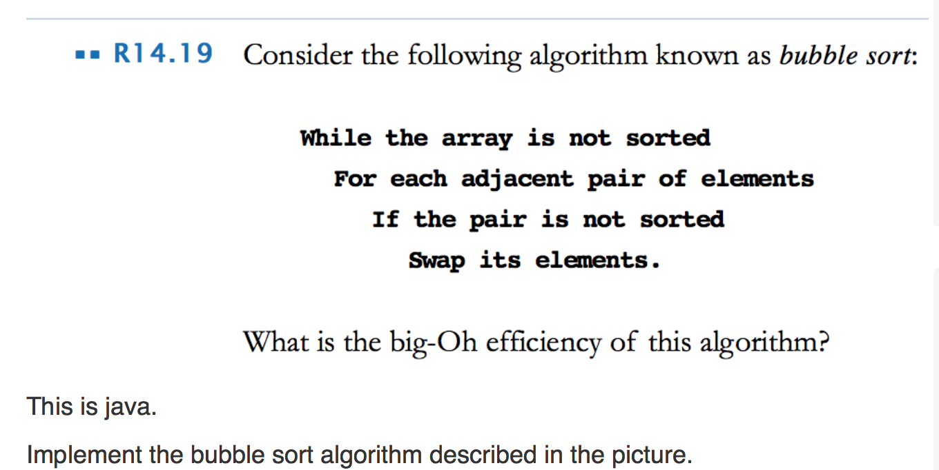 Solved R14.19 Consider the following algorithm known as | Chegg.com
