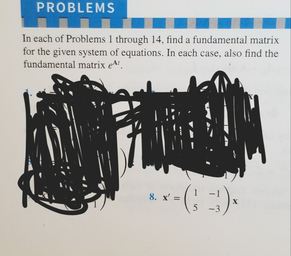 Solved PROBLEMS In each of Problems 1 through 14, find a | Chegg.com