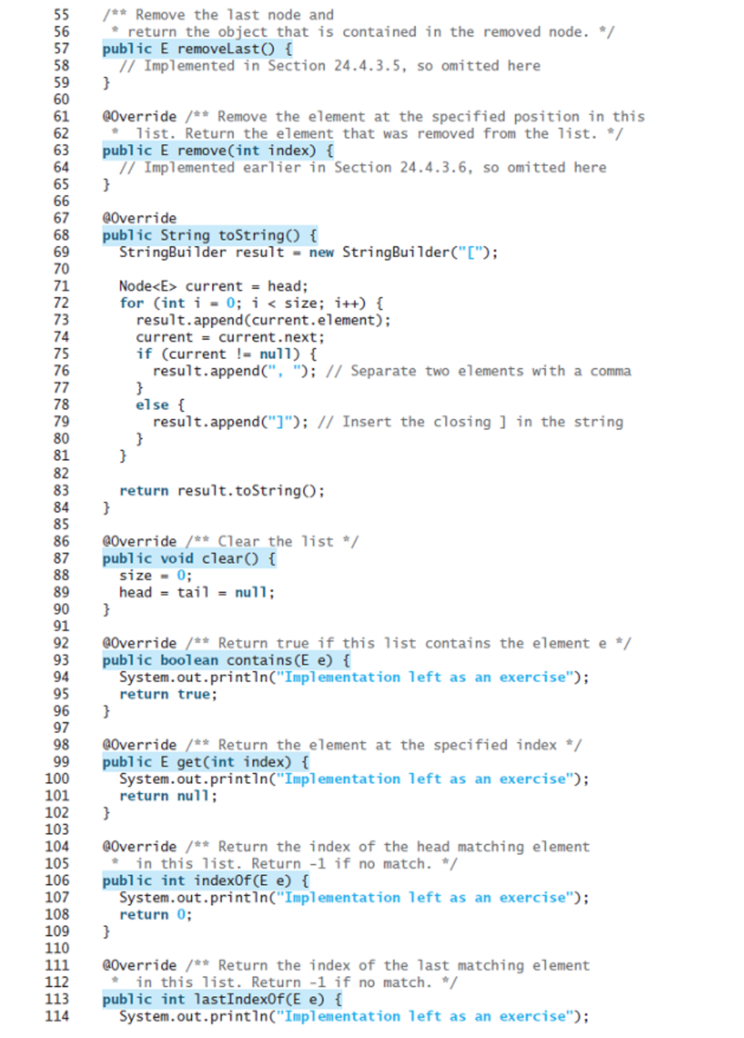 Solved Listing 1 Public Class Mylinkedlist Extends 