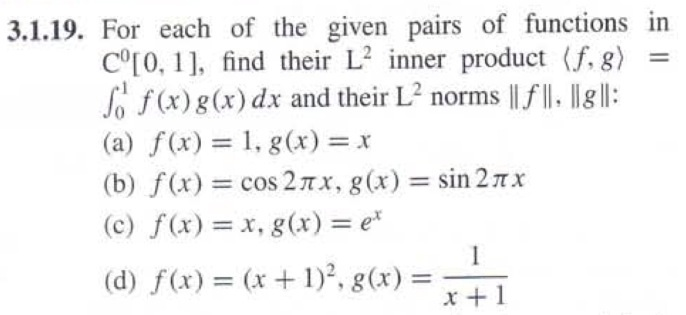 Solved 3.1.19. For each of the given pairs of functions in | Chegg.com