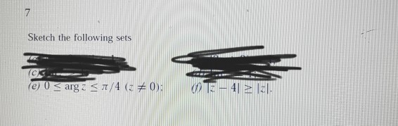 Solved Sketch the following sets (C | Chegg.com