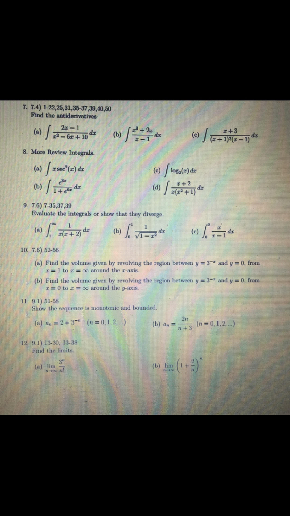 Solved Find the antiderivatives integral 2x - 1/x^2 - 6x + | Chegg.com
